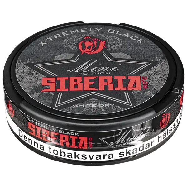 Siberia Black White Dry Mini Portion | Köp fraktfritt ⭐️