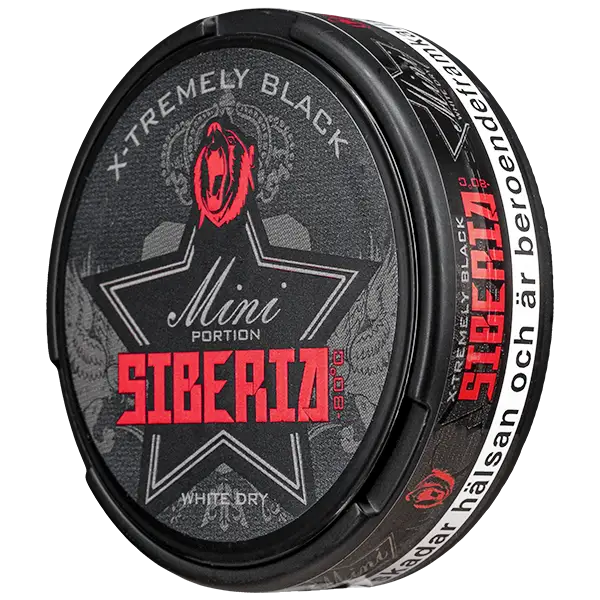 Siberia Black White Dry Mini Portion | Köp fraktfritt ⭐️