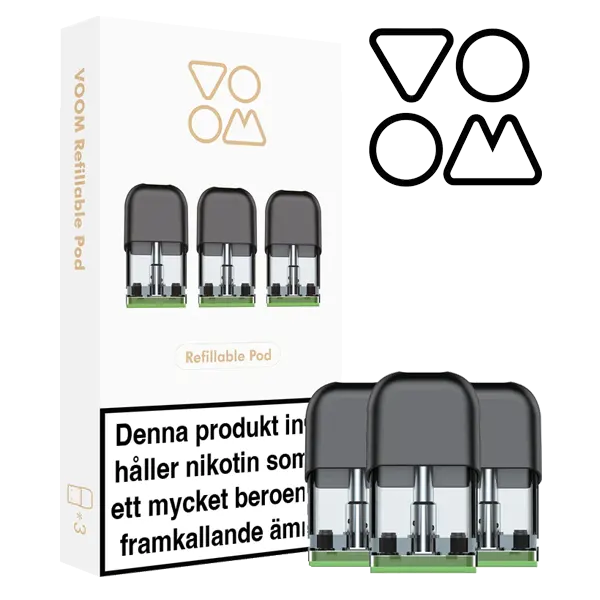 VOOM Refill Pods 3-pack | Köp fraktfritt ⭐️