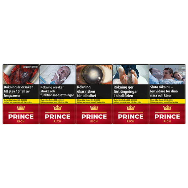 Prince Rich Softpack Cigarett | Köp fraktfritt ⭐️